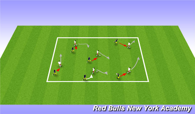Football/Soccer: Shadows (Technical: Dribbling and RWB, Academy Sessions)