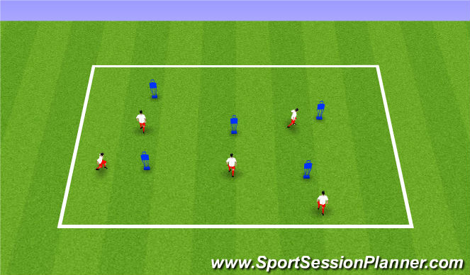 Football/Soccer: dribbling/turning (session 4) (Functional: Midfielder ...