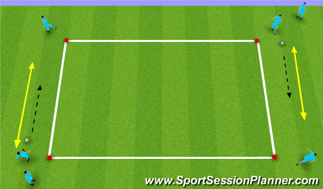 Football/Soccer: Receiving on the back foot. (Technical: Passing ...