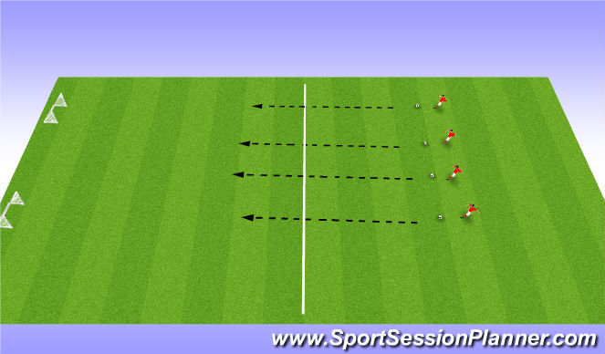 Football/Soccer: Laces technique (Technical: Shooting, Beginner)
