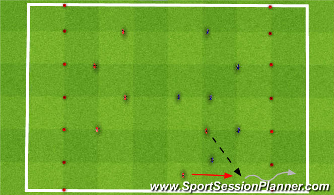 Football/Soccer: Line Soccer (Technical: Attacking and Defending Skills ...