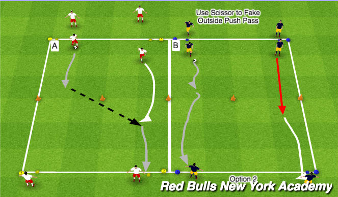 Football/Soccer: Vernon SC Lightning 9/18 Outside foot pass (Technical ...