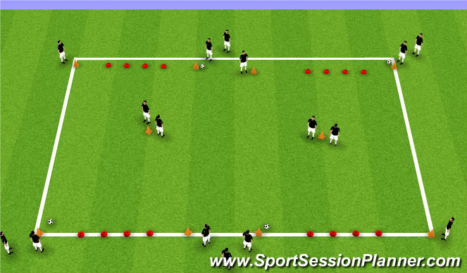 Football/Soccer: pre match warm up (Warm-ups, Academy Sessions)