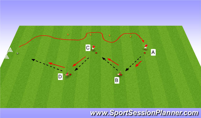 Football/Soccer: Basic 1-2 (Technical: Passing & Receiving , Beginner)