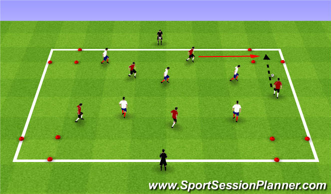 Football/Soccer: Sample (Technical: Passing & Receiving , Moderate)