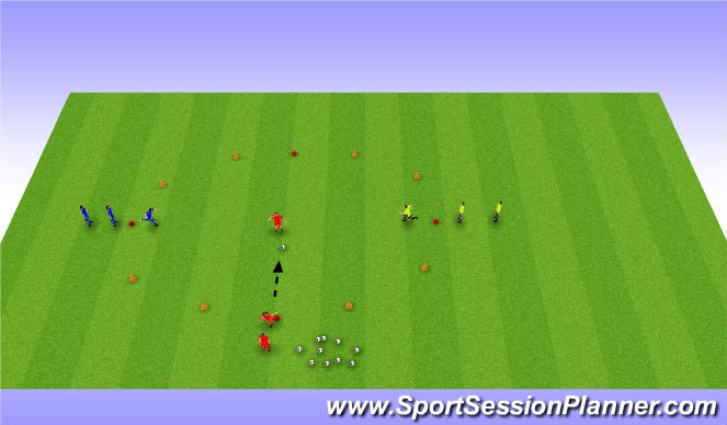 Football/Soccer: 1v2 Octagon (Tactical: Possession, Moderate)