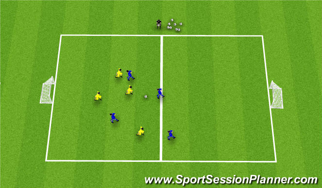 Football/Soccer: 6U-7U Curriculum #1 wk. 8 (Technical: Ball Control, Beginner)