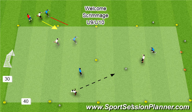 Football/Soccer: 9U Week 3 - Passing and Receiving (Tactical: Attacking ...