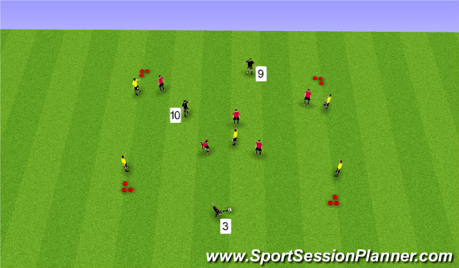 Football/Soccer: U12 DA WE 2 TTP 1/2 (Tactical: Possession, Beginner)