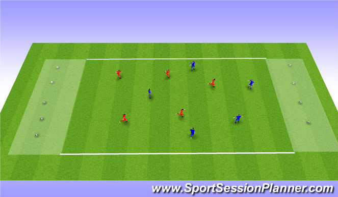 Football/Soccer: Passing & Support u10 White (Technical: Passing ...