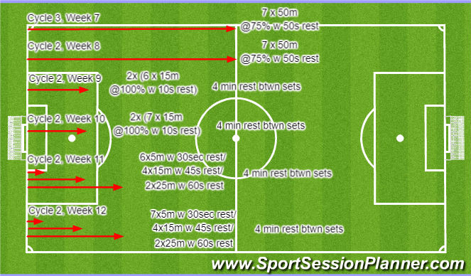 Football/Soccer: NFC - Periodisation Plan (Physical: Endurance, Advanced)