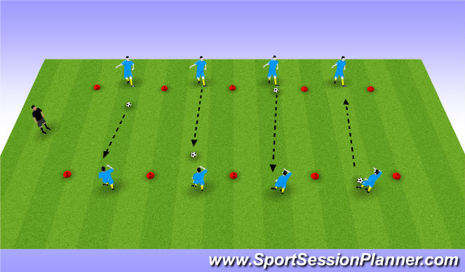 Football/Soccer: BASIC PASSING WARM UP (Warm-ups, Moderate)