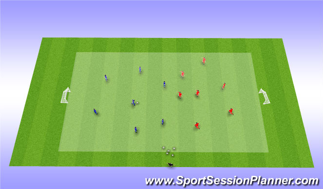 Football/Soccer: Control and passing- Triangulation (Tactical ...