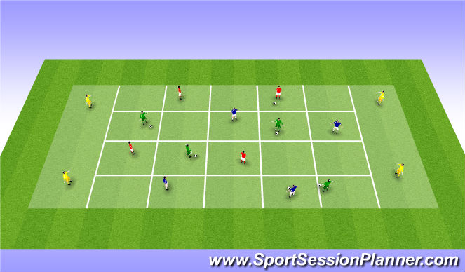 Football/Soccer: Under 8 - Support Play (Technical: Movement off the ...