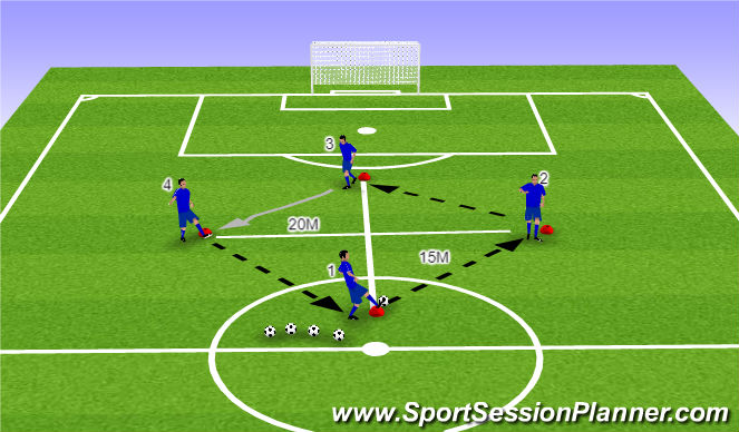 Football/Soccer: Under 12s (Tactical: Combination play, Academy Sessions)