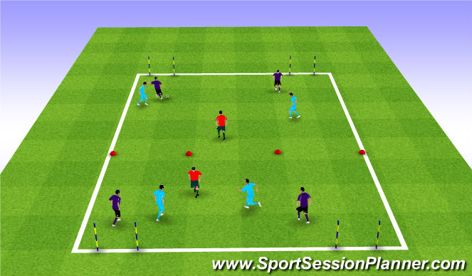 Football/Soccer: 09 boys combo play (Tactical: Combination play, Moderate)