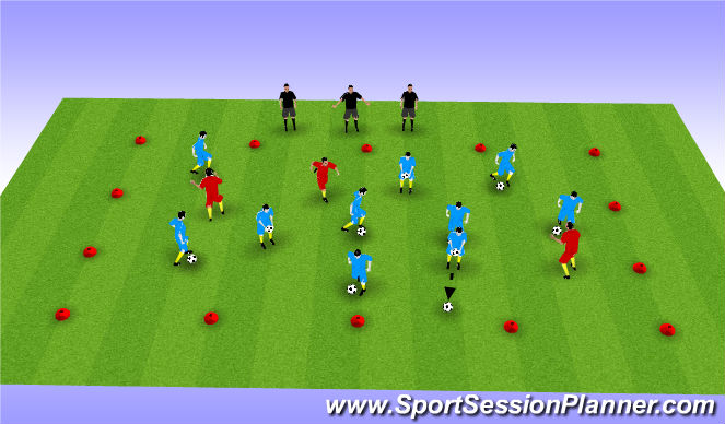 Football/Soccer: Tag Warm Up (Warm-ups, Moderate)