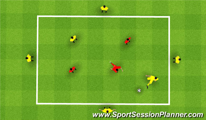 Football/Soccer: Possession Drills 1.2 (Tactical: Possession, Moderate)