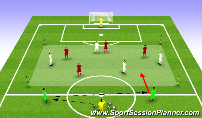 Football/Soccer: Stepping In (Functional: Defender, Moderate)