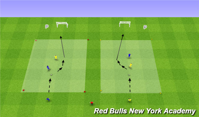 Football/Soccer: 9/28 B12W - 1v1 Defending (Technical: Defensive skills, Academy Sessions)
