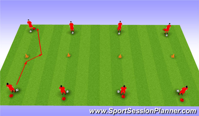 Football/Soccer: U12 Ball Mastery Session 1 (Technical: Attacking ...