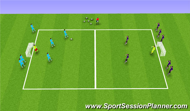 Football/Soccer: 09's 11/13 counter/transition (Tactical: Counter attack, Moderate)