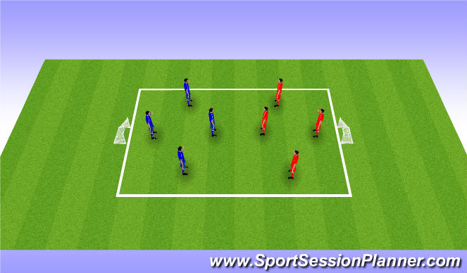Football/Soccer: Fundamentals / Defensive: 1vs1 Defending (Tactical: Defensive principles, Moderate)