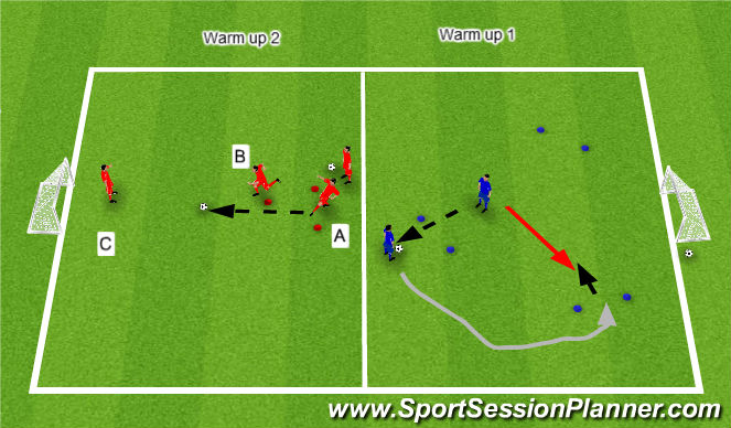 Football/Soccer: OKSC Indoor House league U9-12 Weeks 8-10 (Warm-ups ...