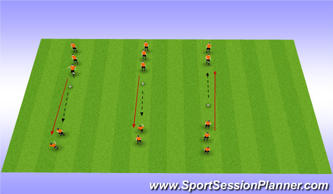 Football/Soccer: Receiving (Tactical: Attacking principles, Moderate)