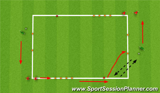 Football/Soccer: Attacking With Pivot (U10) (Functional: Striker, Moderate)