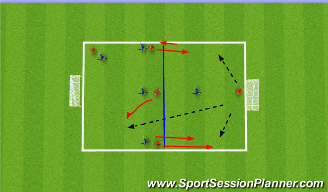 Football/Soccer: Attacking With Pivot (U10) (Functional: Striker, Moderate)