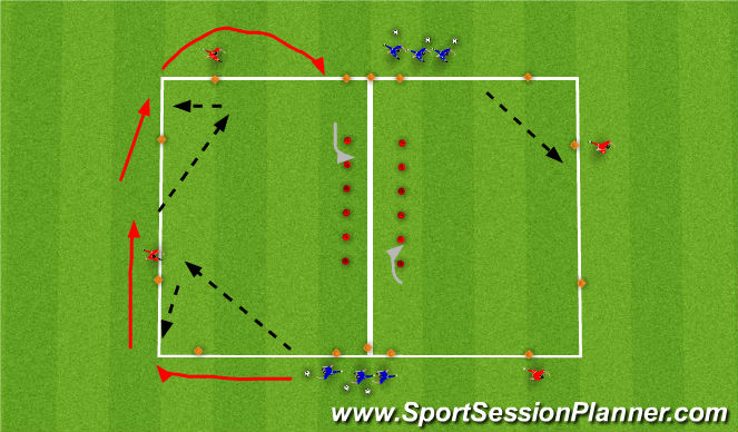 Football/Soccer: Repetition/ (technique) (Functional: Midfielder, Moderate)