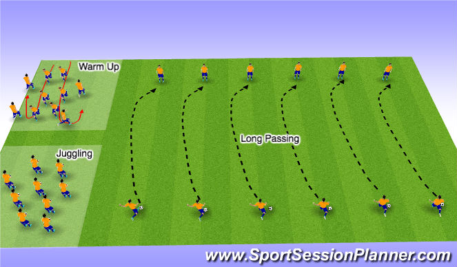 Football/Soccer: Warm Up (Warm-ups, Moderate)
