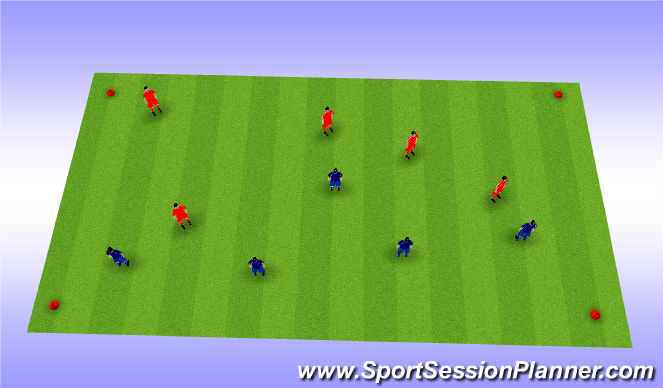 Football/Soccer: Skill Centre B2 S3; 1 v 1 Attacking and Defending ...