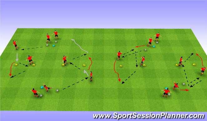 Football/Soccer: Technical: Passing & Receiving (Technical: Passing & Receiving , Moderate)