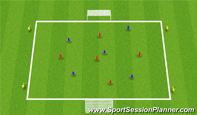 Football/Soccer: Switching Play 1 (Tactical: Switching play, Moderate)
