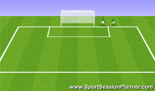 Football/Soccer: Chase and Shoot Drill (Technical: Ball Control, Beginner)