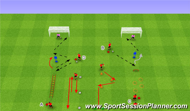 Football/Soccer: WE 4: Agility (Physical: Agility, Moderate)
