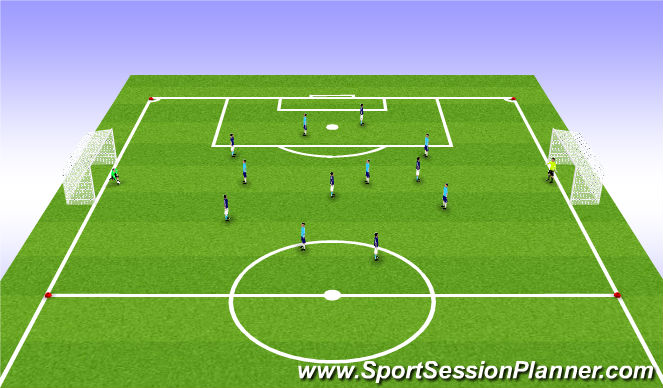 Football/Soccer: Reserve Team Training (Tactical: Switching play, Moderate)