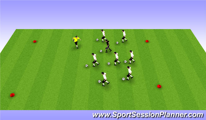 Football/Soccer: U6 Week 6 (Technical: Attacking skills, Beginner)