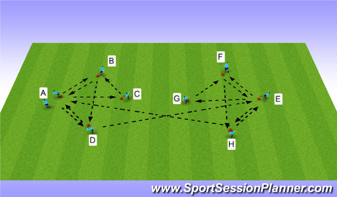 Football/Soccer: Matthias Heilbronn - Double Diamond Passing Pattern ...