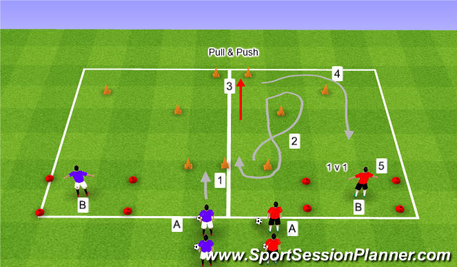 Football/Soccer: ATS Dribbling 2 (Technical: Dribbling and RWB, Beginner)