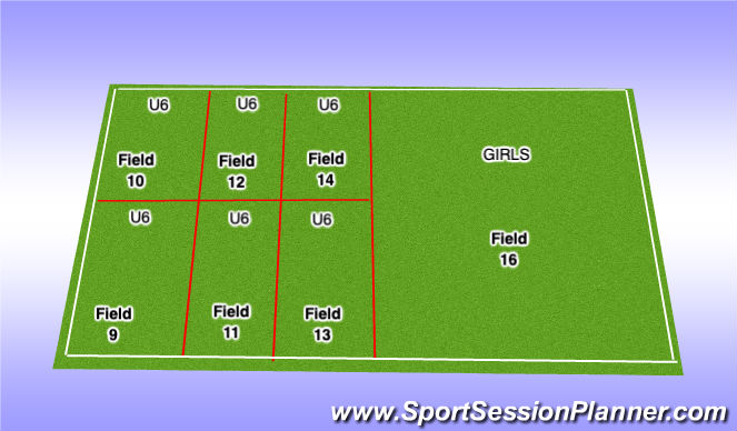 Football/Soccer: Festival Field Layout (Functional: Defender, Beginner)