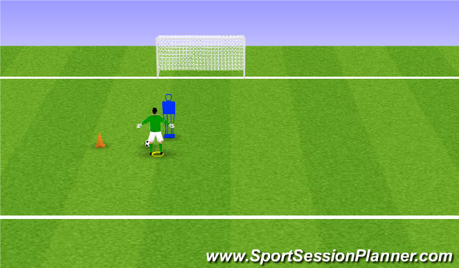 Football/Soccer: Cutting and Acceleration Drill (Physical: Speed, Moderate)