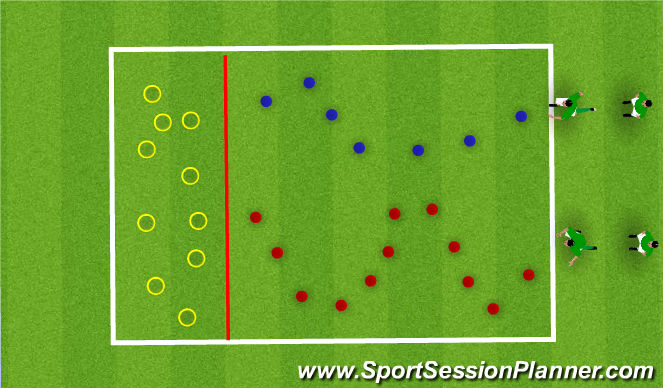 Football/Soccer: Fundamental Games (Physical: Agility, Beginner)