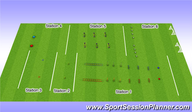 Football/Soccer: Relay Race (Warm-ups, Beginner)