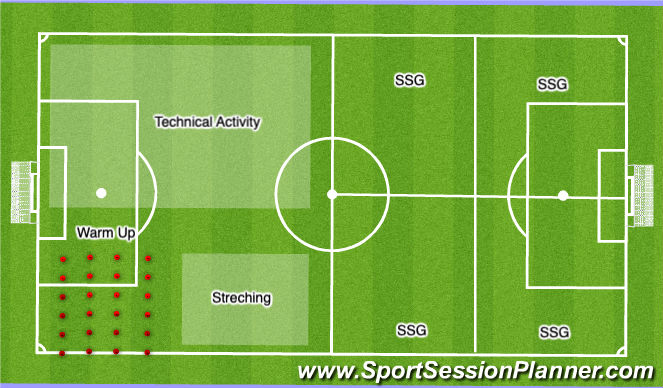 Football/Soccer: Step Pre Season (Warm-ups, Beginner)