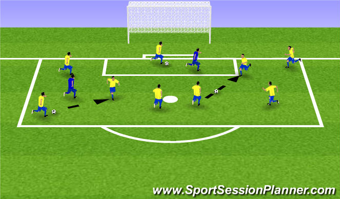 Football/Soccer: Pass & Move (Technical: Passing & Receiving , Beginner)