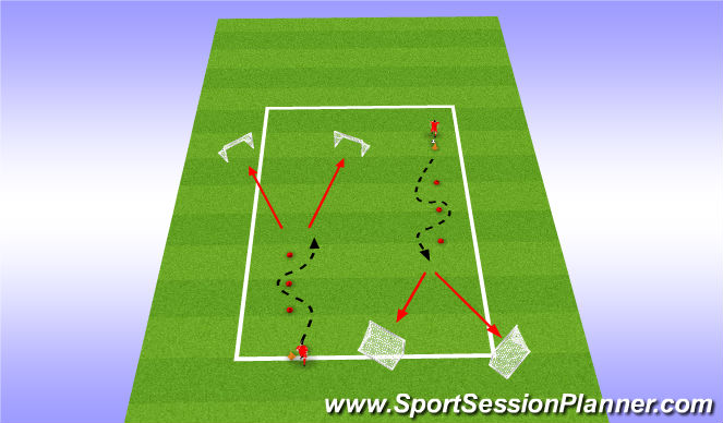 Football/Soccer: U7 Dribbling (Technical: Dribbling and RWB, Beginner)