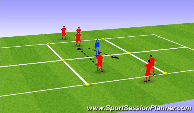 Football/Soccer: Passing and Receiving Between lines (Tactical ...